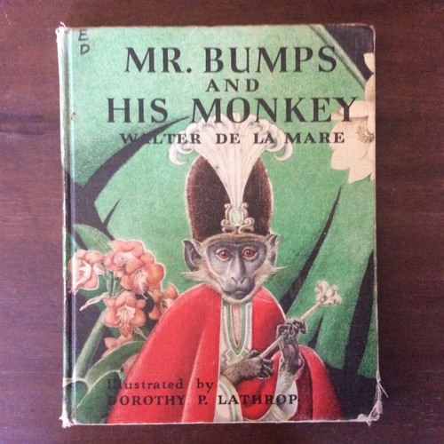 Mr. Bumps and His Monkey. by Walter De La Mare, 1942 (602) | eBay