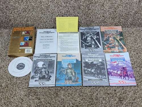 Dungeons Dragons-Secret Silver Blades-Curse Azure Bonds-Pool Radiance ...