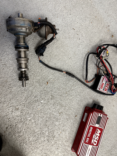 MSD Digital 6AL Ignition Box with Tach Adapter & Distributor | eBay