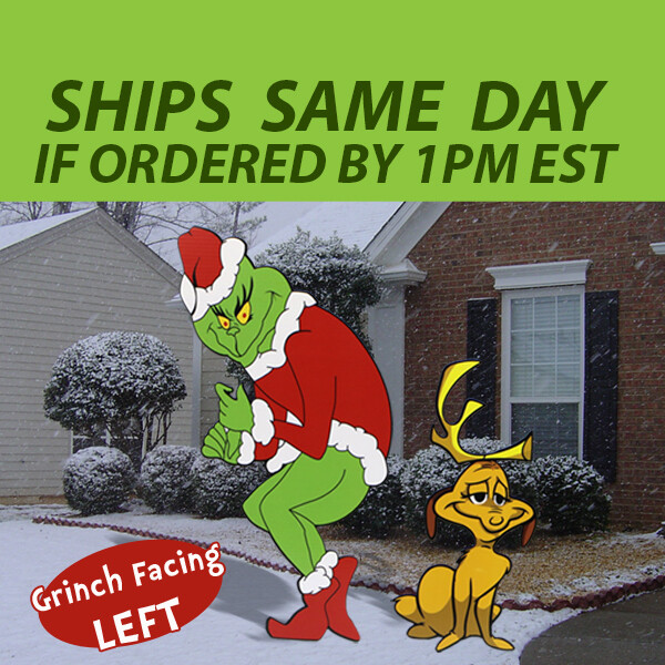 Grinch Pulling Lights Off House Lawn Decoration Grinch Taking Lights