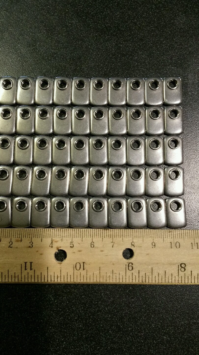 #10-32 Weld Nuts Spot Tab Type Offset Hole 18-8 Stainless (Pkg 50) | eBay