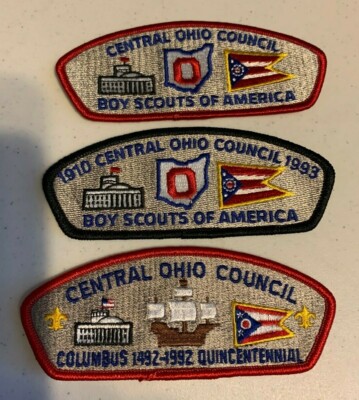 BSA Central Ohio Council Lot of 3, CSP | eBay
