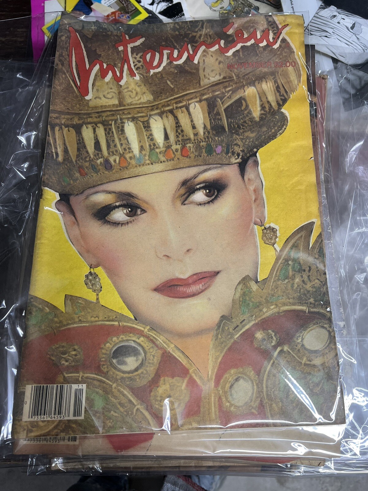 Andy Warhold Interview Magazine November 1981 - Diane Von Furstenburg ...