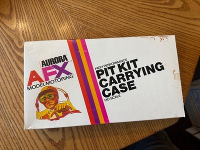 Aurora AFX Pit Kit Carrying Case Slot Car Case | eBay