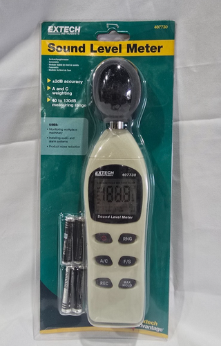 Extech 407730 Digital Sound Level Meter, 40 to 130dB NOS | eBay