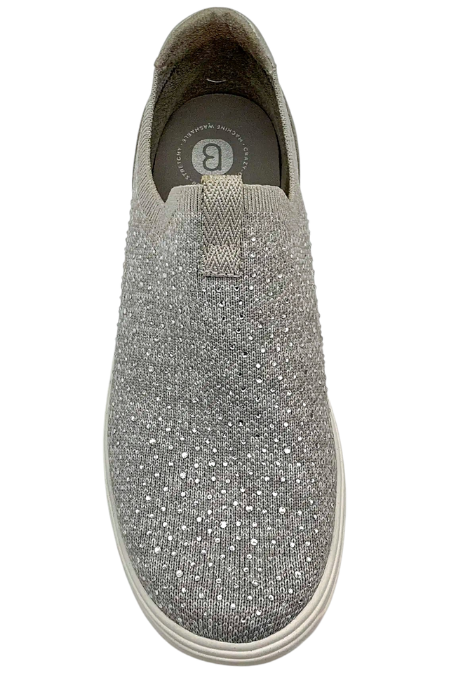 Bzees Twilight Rhinestone Slip-On Sneaker Gray | eBay