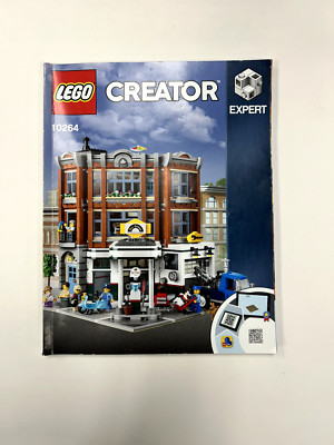 Lego Creator Modular Buildings Corner Garage Instruction Manual for Set ...