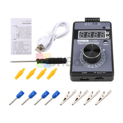 High-precision Handheld Signal Generator ±0-5-10V+ 0-4-20mA Analog ...