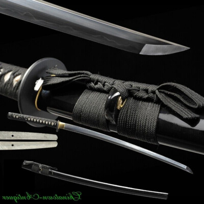Japanese Samurai Sword Katana Uchigatana T10 Steel Blade w Clay ...