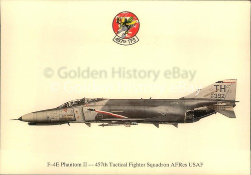 F4E PHANTOM II 475 AIR FORCE SQUADRON PRINTS POSTCARD MILITARY AIRCRAFT ...