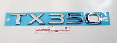 NEW 2024 LEXUS TX350 CHROME REAR TRUNK EMBLEM 24 | eBay