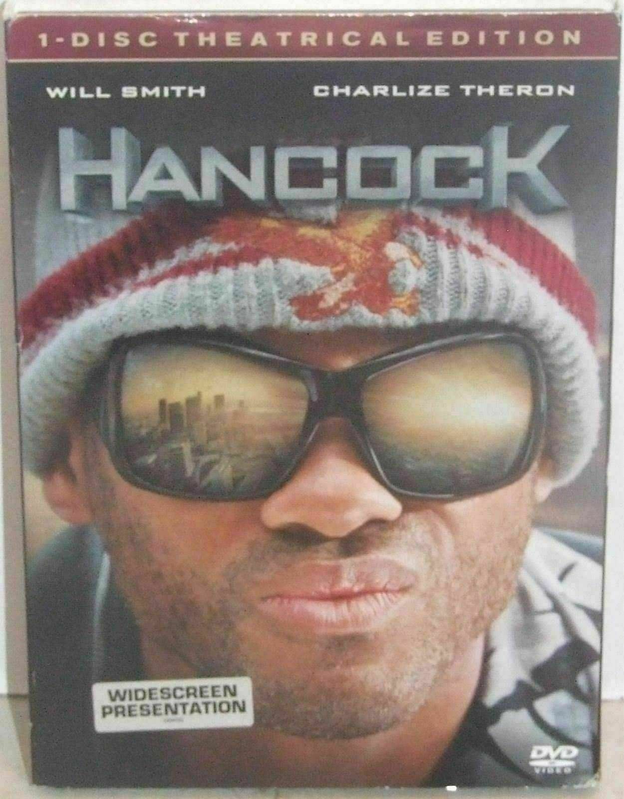Hancock DVD Theatrical Edition Will Smith Charlize Theron Jason Bateman ...