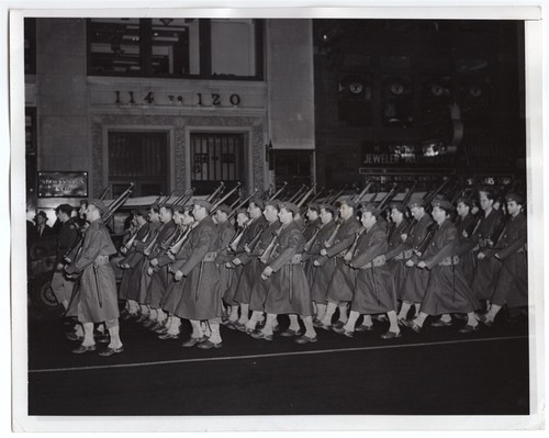 1942 NY Home Guard Marching Down Madison Ave to Gramercy Park 7x9 News ...