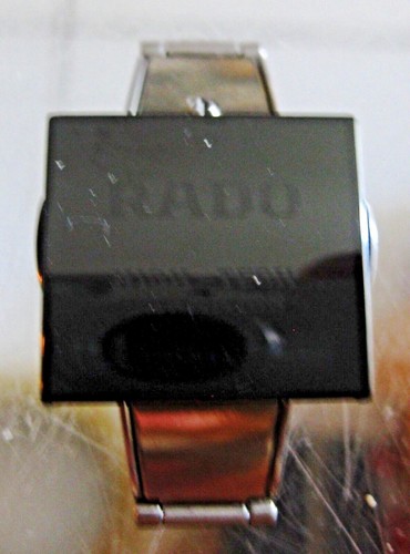 RADO AUTHENTIC STEEL AND CERAMIC 23 mm 20 mm WATCH STRAP DEPLOYMENT ...