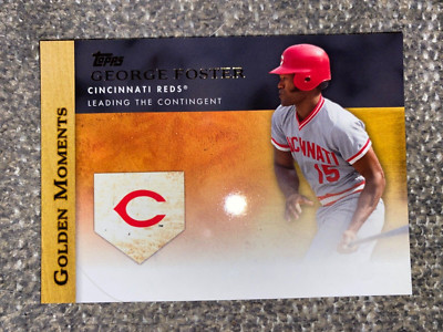 2012 Topps Golden Moments Insert #GM-28 Reds George Foster Baseball ...