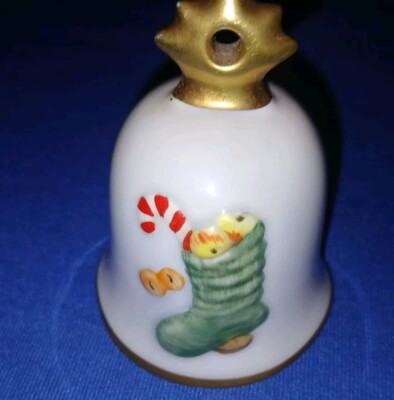 20th Edition Goebel Annual Christmas 2003 3" Bell with Stocking | eBay
