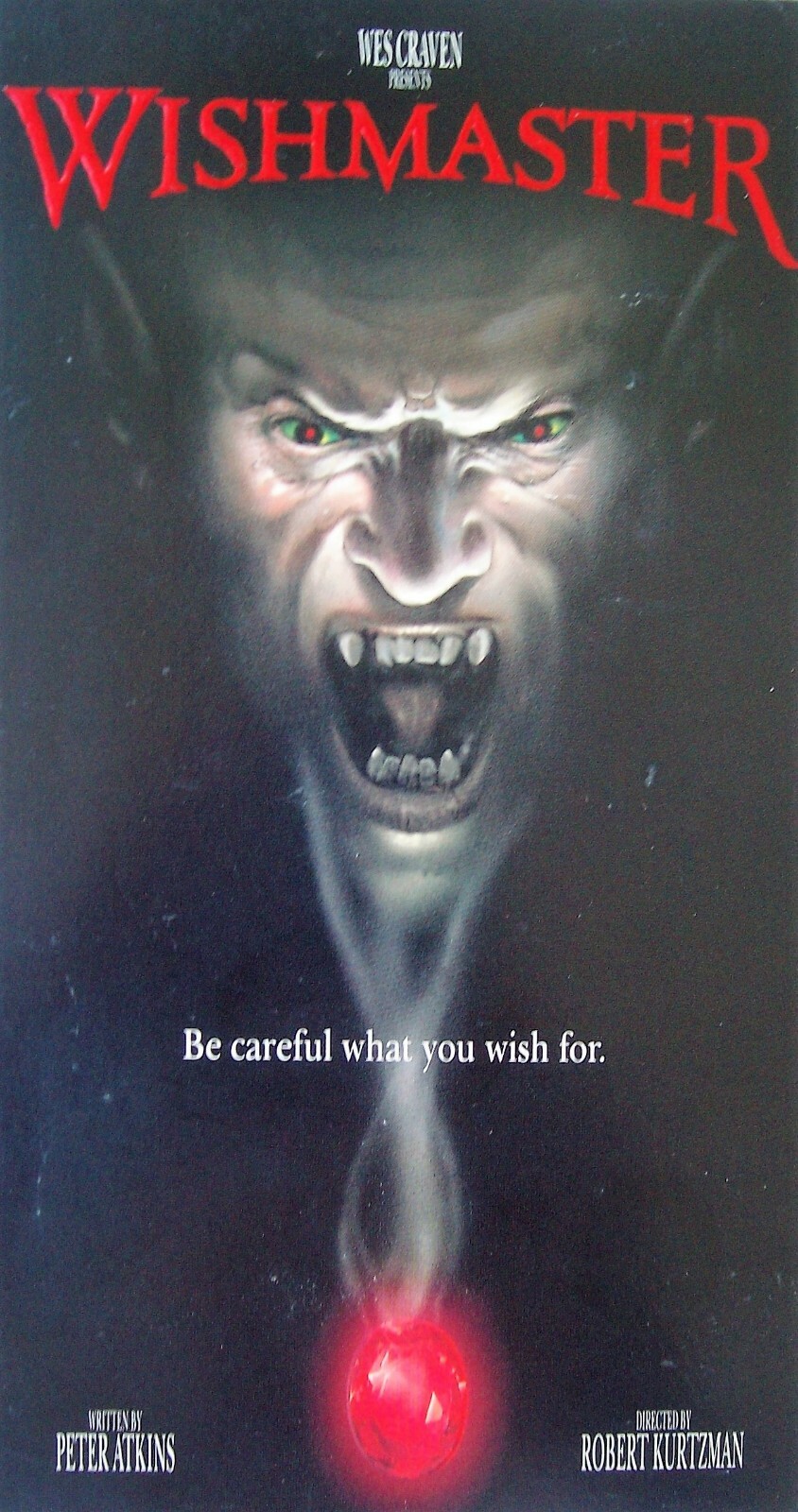 Wishmaster By Wes Craven (VINTAGE, VHS, 1998, VG) Andrew Divoff, Tammy ...