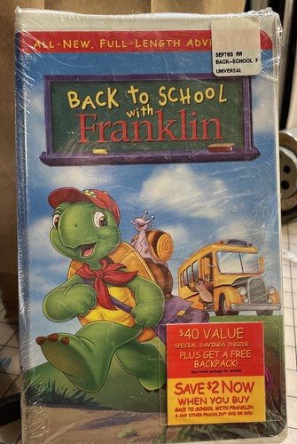 Franklin: Back to School With Franklin (VHS, 2003) for sale online | eBay