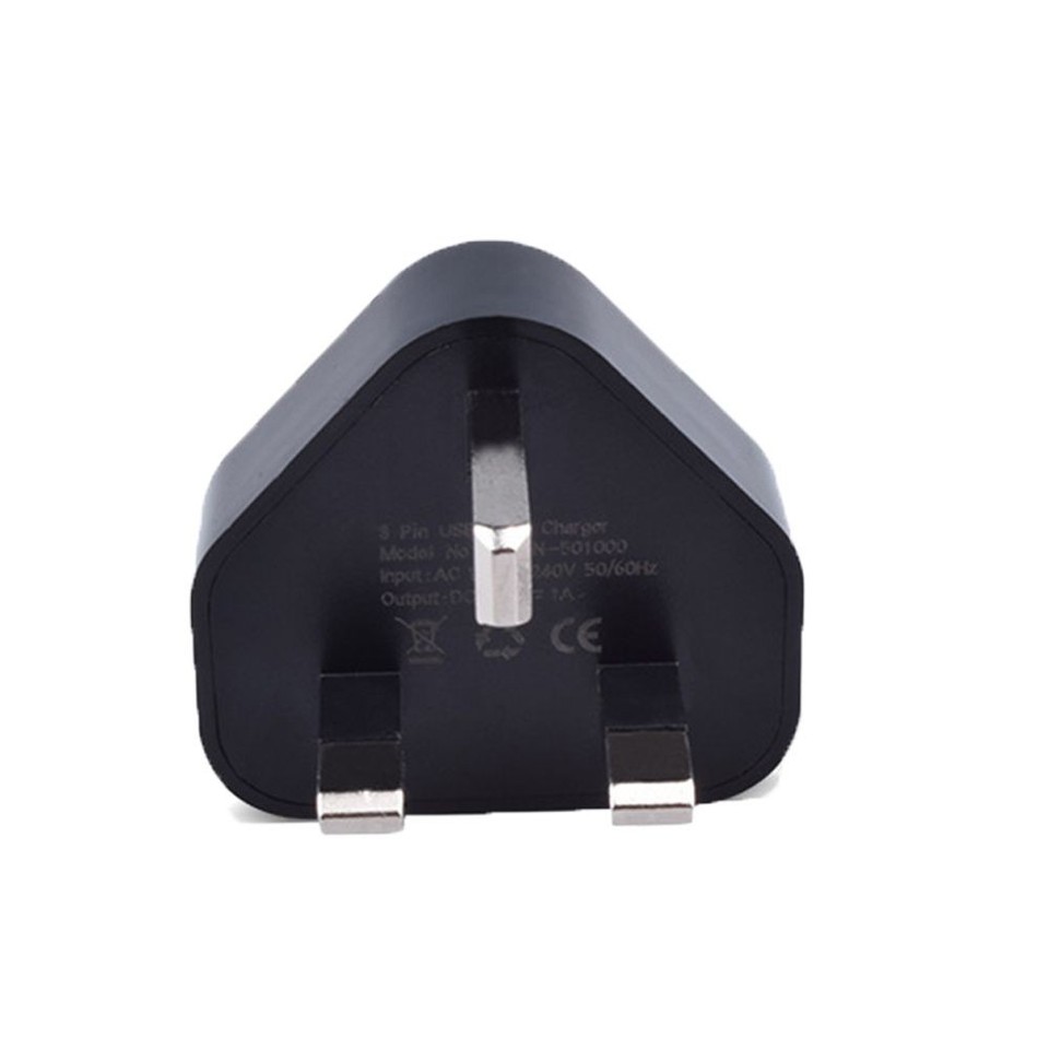 Home 5V 1A 3 Pin Wall Charger UK Plug USB Charger Power Adapter | eBay ...