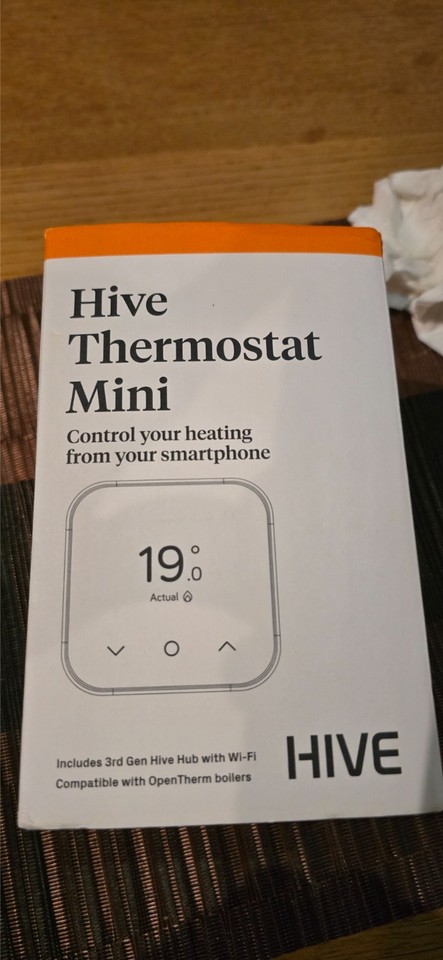 Hive Thermostat Mini - Thermostat + Receiver + Hub | eBay UK