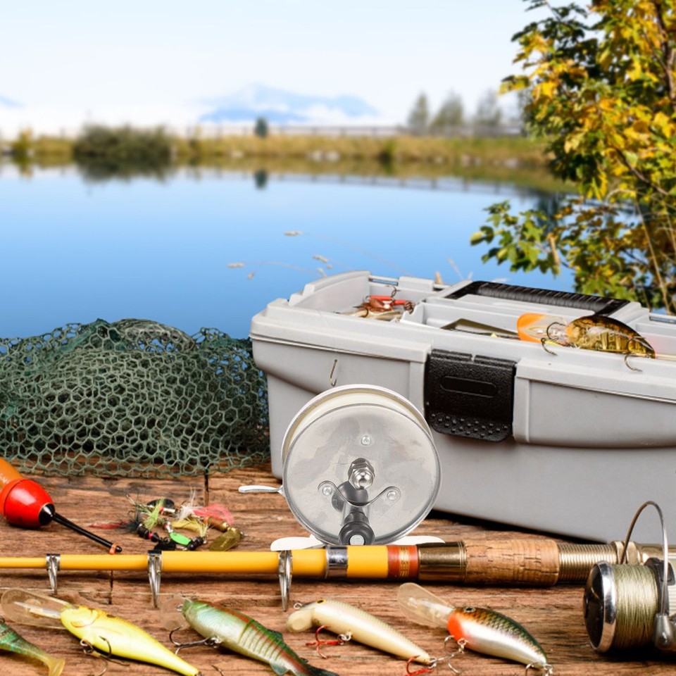 Lightweight Iron Fishing Wheel for Ice Fishing and Fly Fishing Use ...