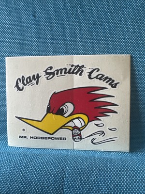 Clay Smith Cams 4 INCH STICKER - LEFT Hot Rod Drag Racing Decal NHRA ...