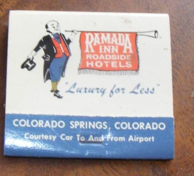 Ramada Inn Roadside Hotels Colorado Matchbook Cover | eBay UK