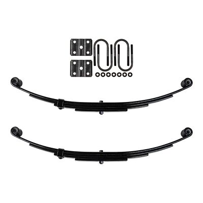 Trailer 4 Leaf Double Eye Spring Suspension Kit for 2 3/8" Tube 3500 lb ...