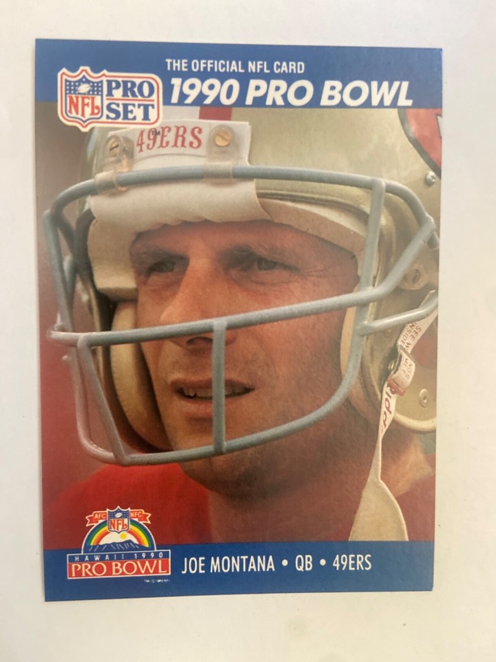 1990 Pro Set # 408 Joe Montana 1990 Pro Bowl Card | eBay