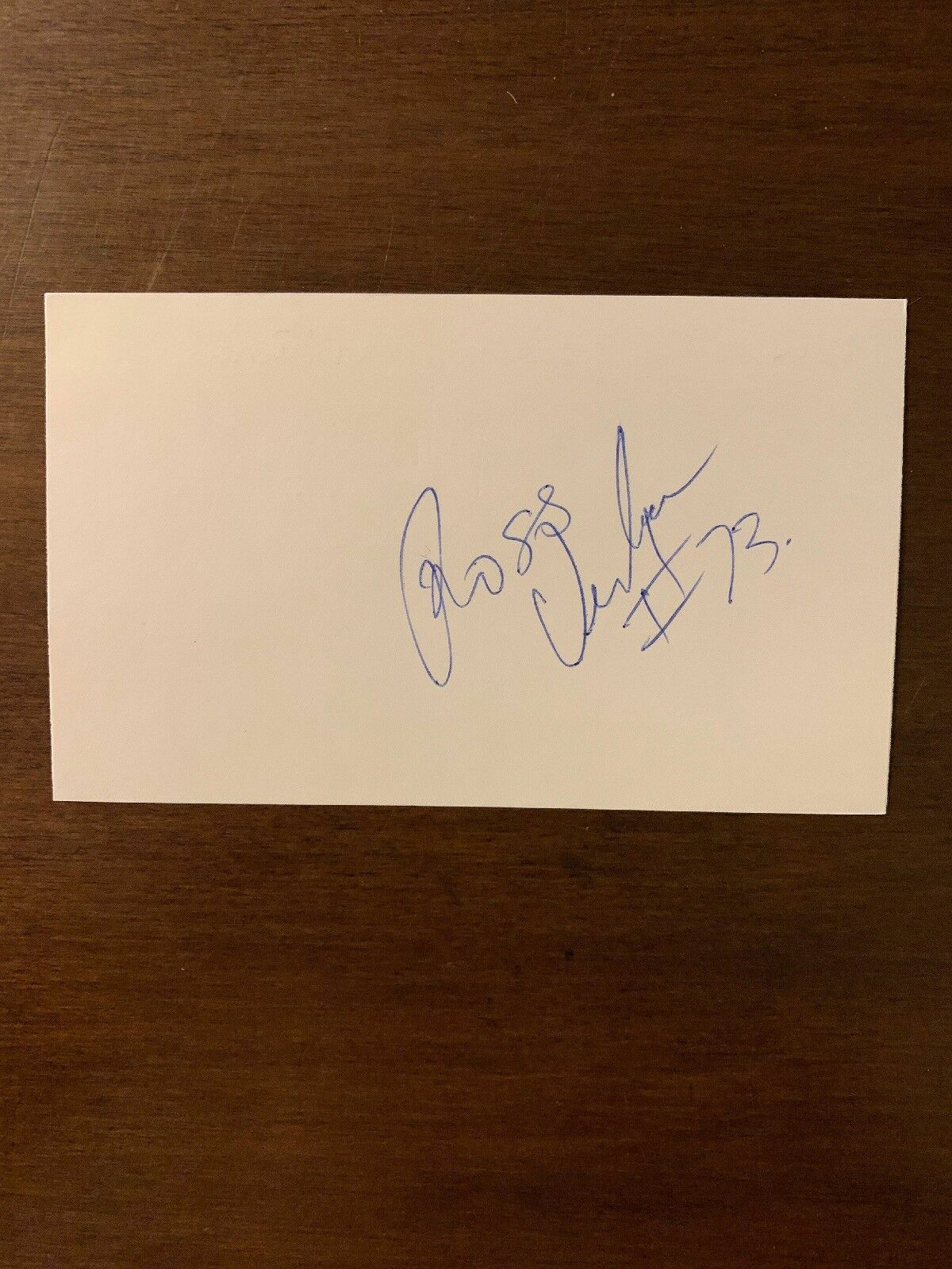 ROSS VERBA - IOWA FOOTBALL - AUTHENTIC AUTOGRAPH SIGNED - A8715 | eBay