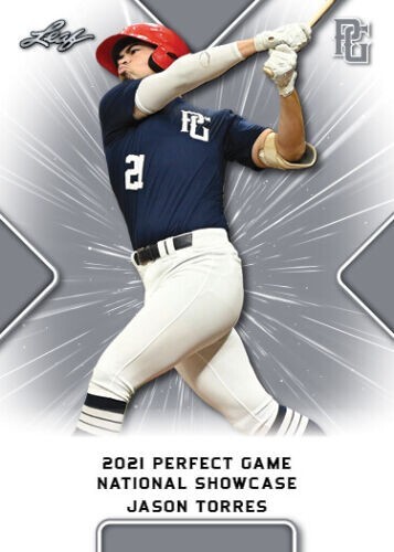 "MINT" JASON TORRES 2021 LEAF PERFECT GAME ALL-AMERICAN ROOKIE CARD #51 ...