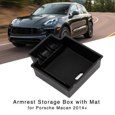 Armrest Storage Box for Porsche Macan 2014-2018 Central Console ...