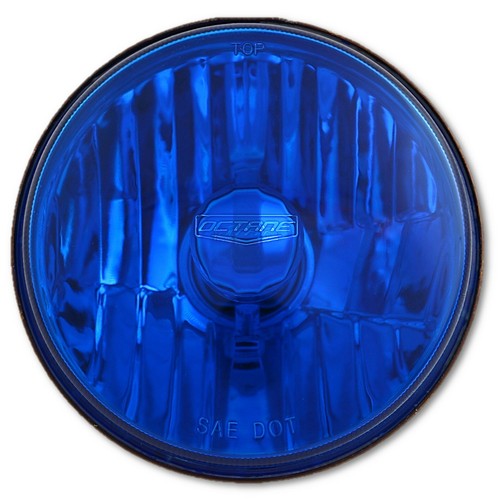 5-3/4" Halogen Diamond Crystal Clear Blue Headlight Headlamp 60/55W H4 ...