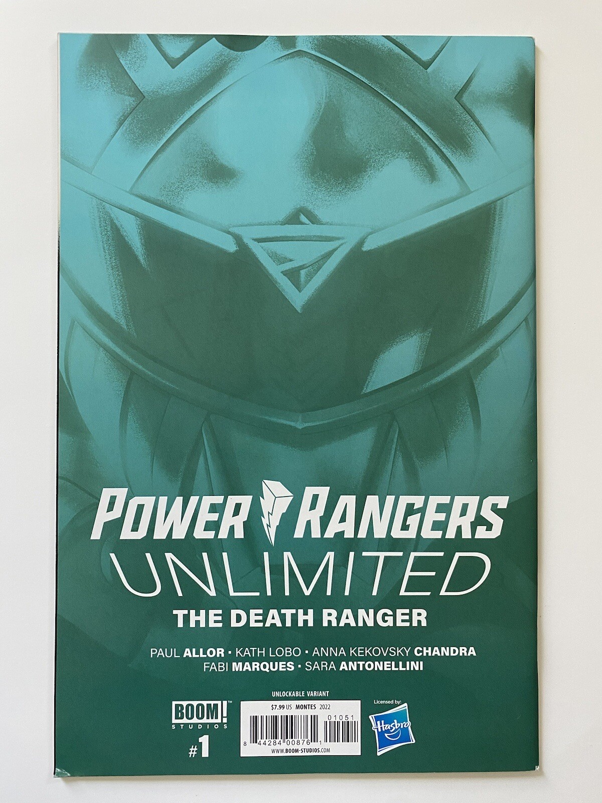 🚨Power Rangers Unlimited Death Ranger #1 Unlockable Variant Boom ...