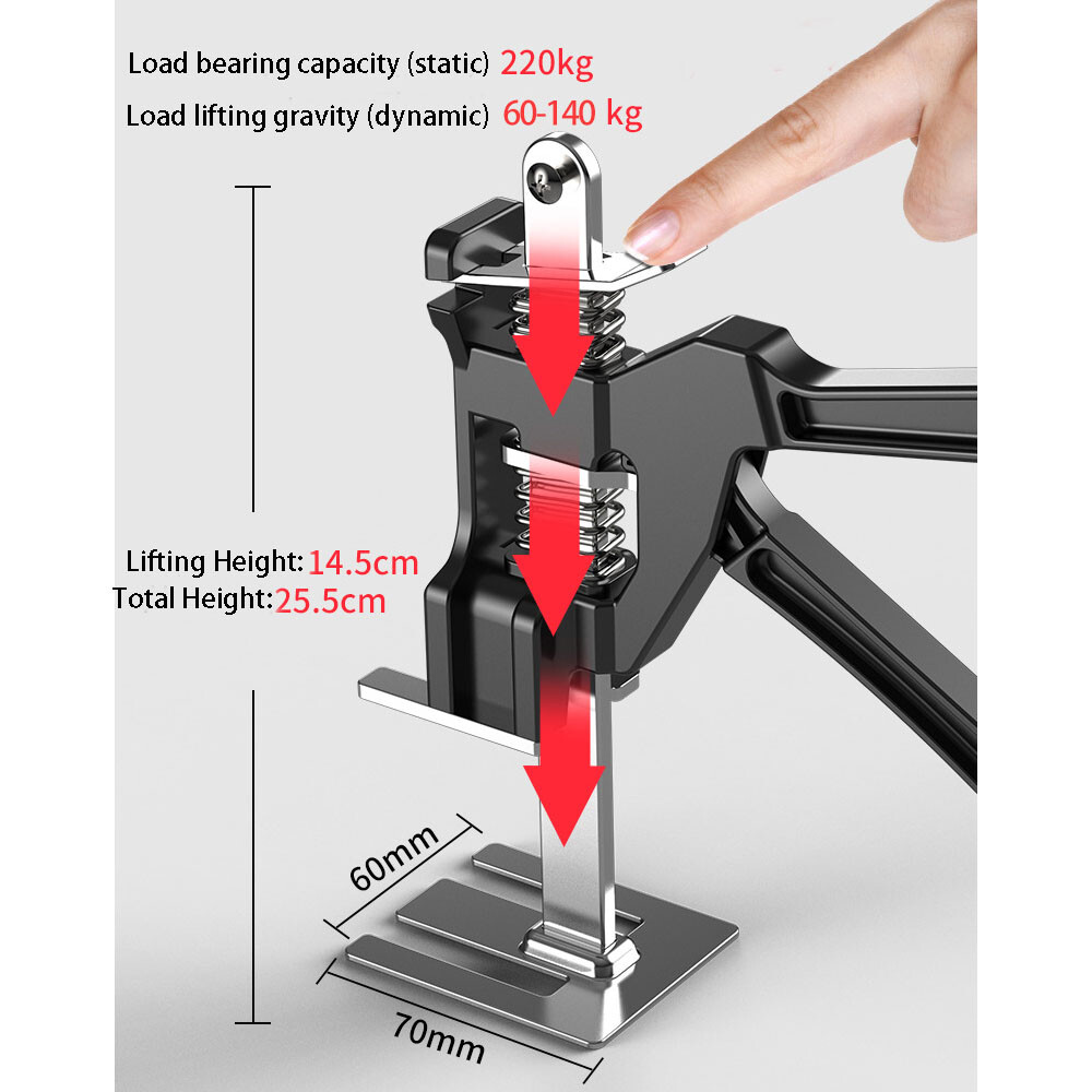 2PCS Labor Saving Arm Lifter Effort Elevator Door Board Lift Hand Tool ...