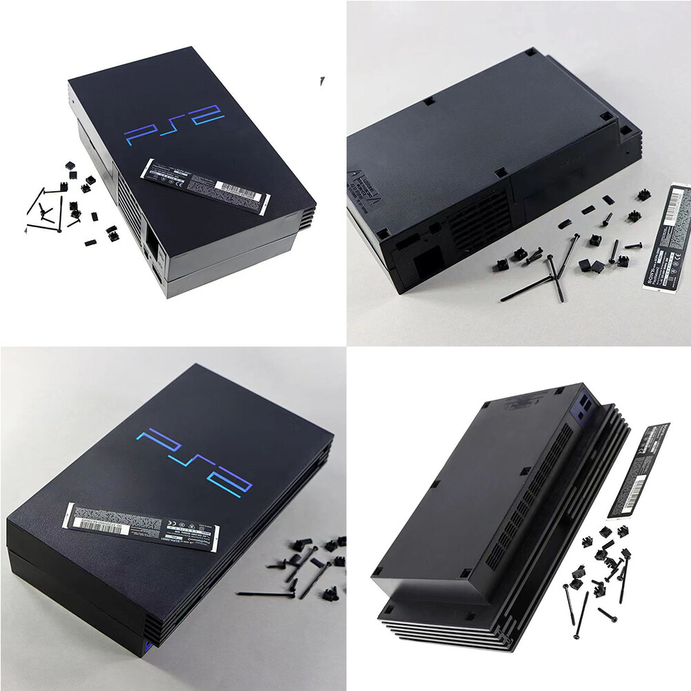 US PlayStation 2 PS2 fat SCPH-39001 Replacement System Top Shell Black ...