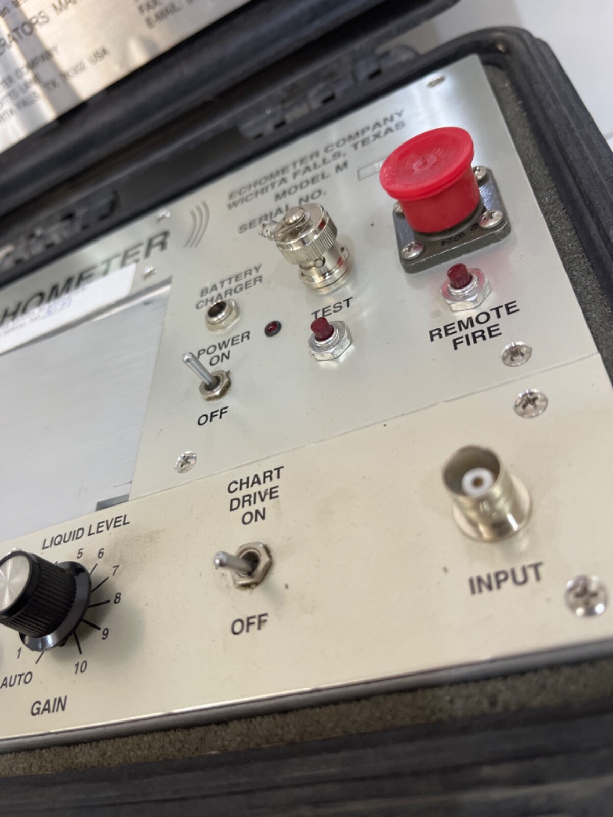 Echometer Model M Strip Recorder. Acoustic Liquid Level Instrument. | eBay