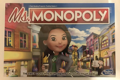 MS. MONOPOLY Board Game Hasbro Gaming Feminism Women Entrepreneurs ...
