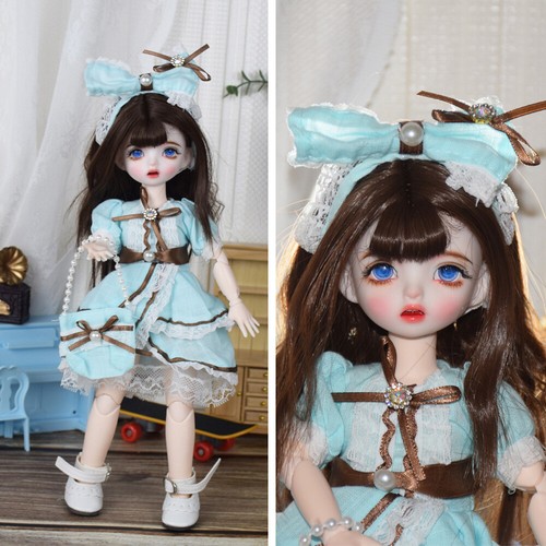 30cm Ball Jointed Girl 1/6 BJD Doll DIY Toy for Children Birthday Gift ...