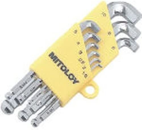 MITOLOY HBS900S Short Head Ball Point Hex Key Wrench Set 9 pieces new ...