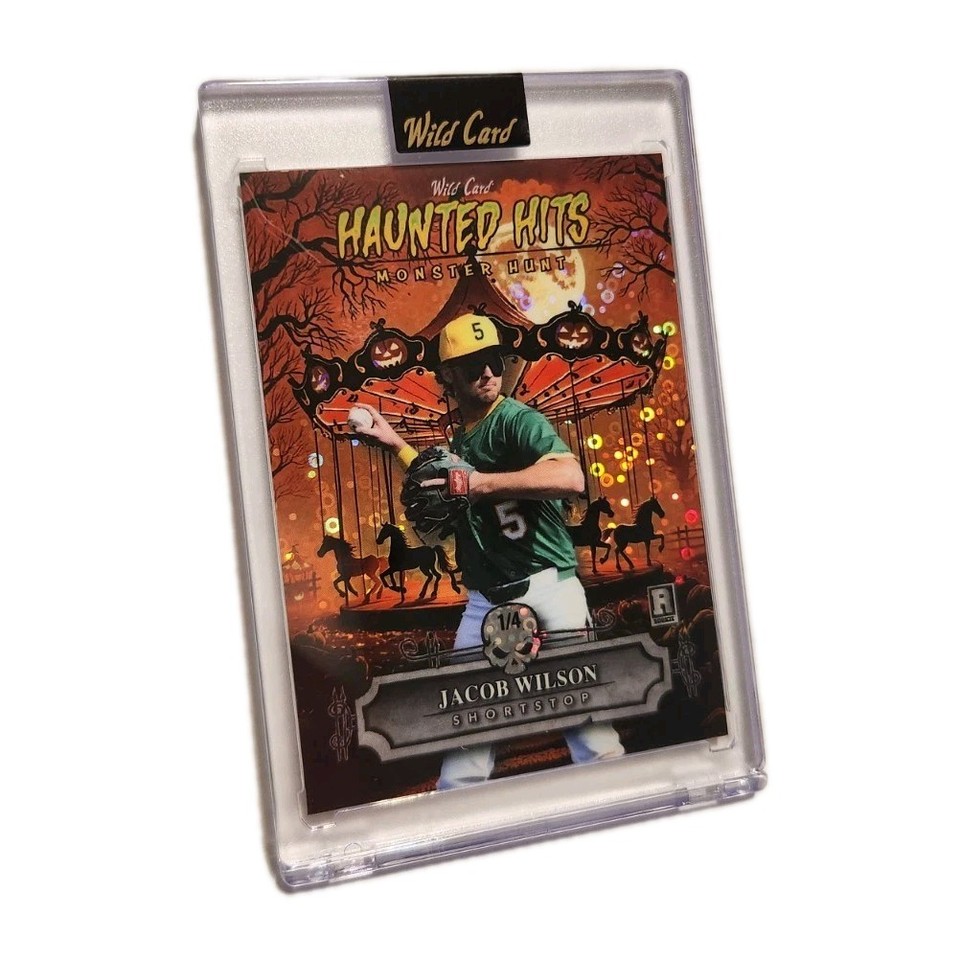 2025 Haunted Hits Nick Kurtz & Jacob Wilson Pumpkin Carousel Rookie Lot ...