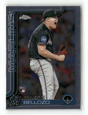 2025 Topps Chrome Valente Bellozo RC Miami Marlins #122 | eBay