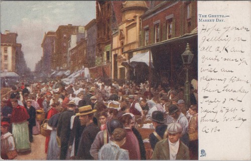 The Ghetto Market Day 1906 Raphael Tuck Street Vendors Postcard | eBay
