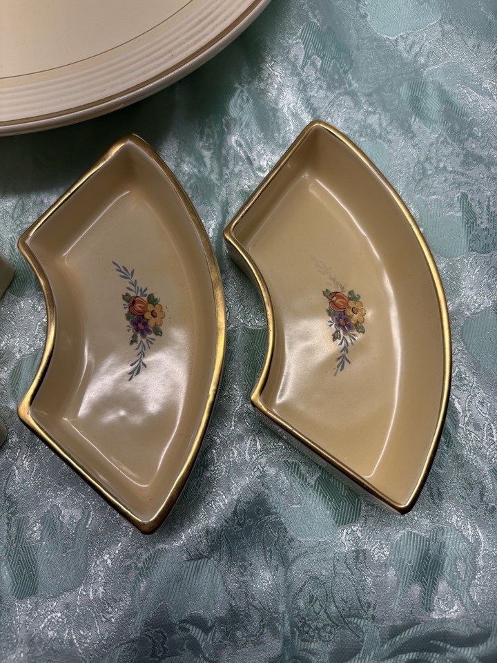 Vintage Fiesta Complete 6 Piece Relish Tray Fiestaware With Flower ...