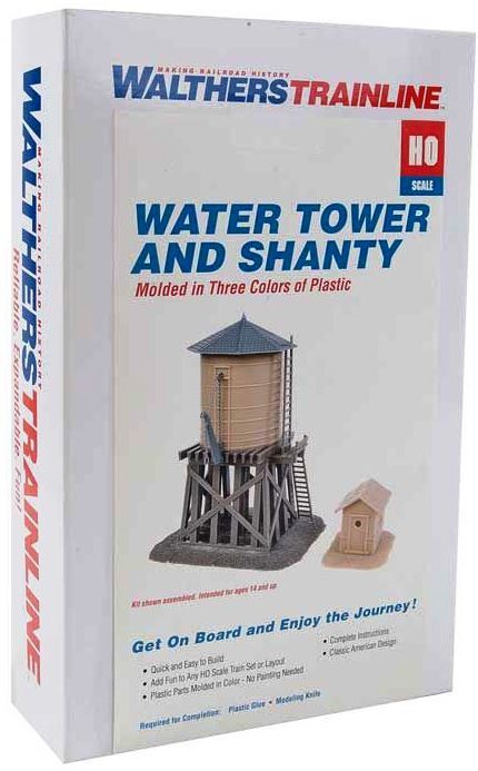 HO Scale - Water Tower and Shanty, "Building KIT", 931-906 | eBay