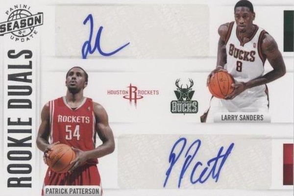 2010-11 Panini Season Update - Rookie Duals Signatures #29 Patrick ...