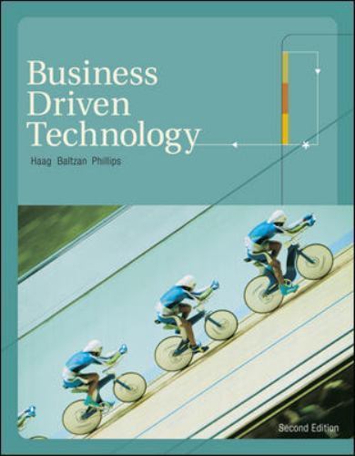 Business Driven Technology by Stephen Haag (2006, Hardcover) for sale ...