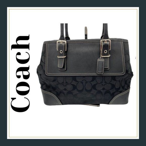 Coach Signature Carryall Hand bag 6366 - Gem
