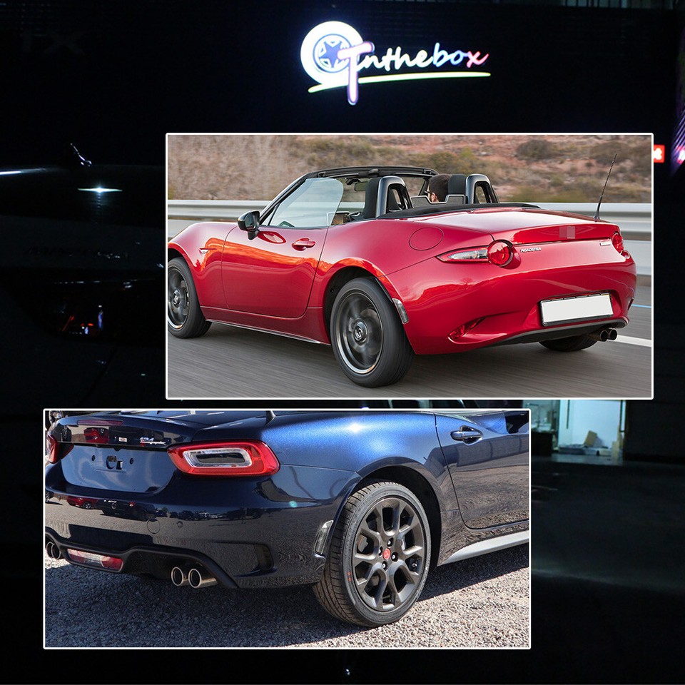 For Mazda MX-5 Miata 2016-up Clear Rear Fender Side Marker Light ...