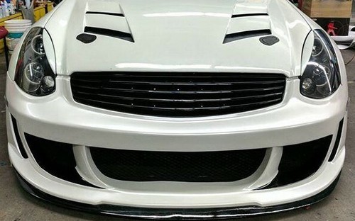 Infinity G35 03-07 GT3 Urethane Front Bumper Body Kit Free Mesh | eBay